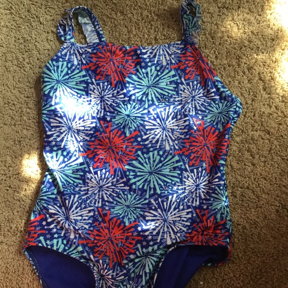 Swim | Girls Fireworks One Piece Swimsuit | Poshmark